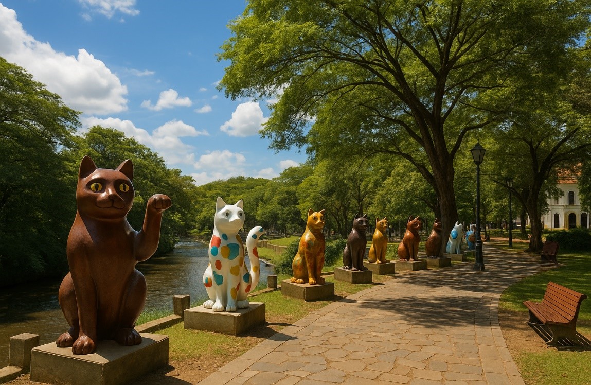 EL PARQUE DEL GATO DE TEJADA: ARTE, HISTORIA Y ENCANTO A ORILLAS DEL ...