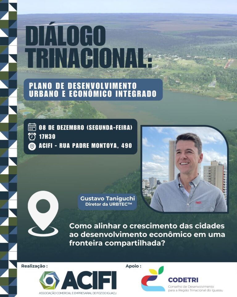 Gustavo Taniguchi llega a Foz para un diálogo sobre desarrollo ...